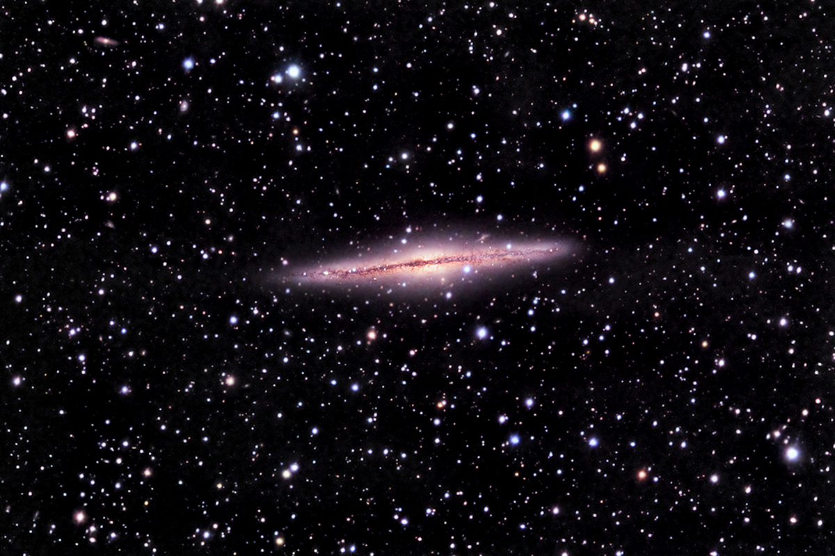 NGC 891 Edge on Spiral (HV19) Caldwell 23 - Astrophography NGC 891 Edge on Spiral (HV19) Caldwell 23 - Astrophography